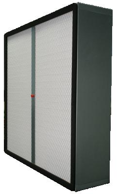 China Hot Melt Glue Mini-Pleats Glass Fibre Media HEPA Air Filter for Pharmaceutical Industry for sale