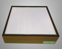 China Industrial Grade H14 cleanroom ceiling HEPA Air Filter with Aluminum Frame and AB Glue Seal for sale