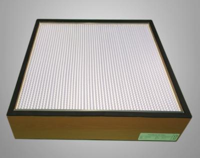 China Industrial Grade H14 cleanroom ceiling HEPA Air Filter with Aluminum Frame and AB Glue Seal for sale