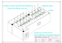 China 50mm Thickness Modular Cleanroom with Noise Level Less Than 65 DB and PVC or Aluminum Alloy Floor Material for Laboratory Environments for sale