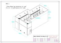 China 50mm Thickness Modular Cleanroom with Noise Level Less Than 65 DB and PVC or Aluminum Alloy Floor Material for Laboratory Environments for sale