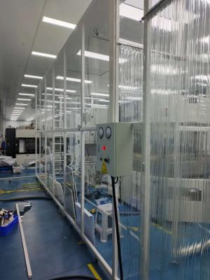 China Pharmaceutical Softwall Clean Room with Aluminum Profile Corner Treatment and Quick Assembly for Sterile Production for sale