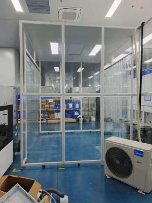 China ISO 8 Softwall Clean Room with 0.45m/s Air Speed and H14 HEPA Filtration for Contamination Control for sale