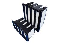China 4 Pack F8 - F9 Compact HEPA Air Filter For Pharmaceuticals Air Flow 3800m³/H for sale