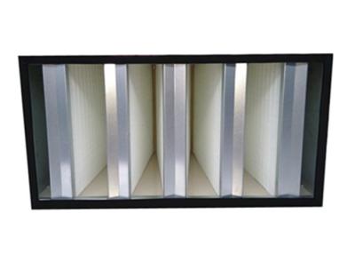 China Rigid Structure H13 - H14 HEPA Air Filter With Low Resistance Metal Frame for sale