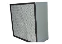 China Aluminium Frame H13 Deep Pleat HEPA Filter Glass Fiber Midea For Industry for sale