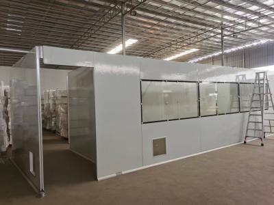 China Softwall Clean Room Modular Clean Room with Class 1000/ISO5/ISO6/ISO7 Purification Freestanding Or Wall Mounted and HEPA Filter And Prefilter for sale