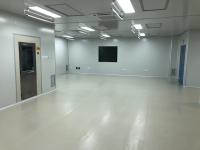 China PVC Anti static Floor Clean Room Freestanding Installation Grey White Sandwich Panel Modular Cleanroom Solution for sale