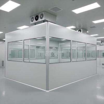 China Modular Cleanroom System with HEPA/ULPA Filters, ISO5/6/7/8 Standards, and LED Cleanroom Lighting for sale