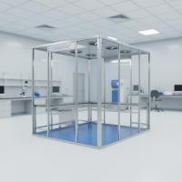 China Modular Cleanroom System with HEPA/ULPA Filters, ISO5/6/7/8 Standards, and LED Cleanroom Lighting for sale
