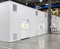 China ISO5 Class 100 Modular Clean Room with HEPA Filter and Glass Magnesium Rock Wool Sandwich Panel for sale