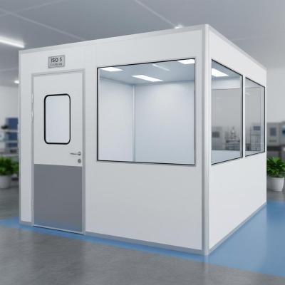 China Manufacturing Plant Clean Booth Laminar Flow Booth Ideal for Electronics Pharmaceutical and Medical Device Production for sale