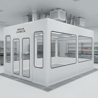China Modular Cleanroom with 220V 50-60HZ Power Supply and ISO Class 5 To ISO Class 8 Purification in Customizable Sizes for sale