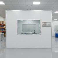 China Fire Resisting Wall Hardwall Cleanroom with Transparent Window and ISO5-ISO8 Purification Rank Modular Clean Room for sale