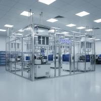 China Modular Cleanroom with 220V 50-60HZ Power Supply and ISO Class 5 To ISO Class 8 Purification in Customizable Sizes for sale