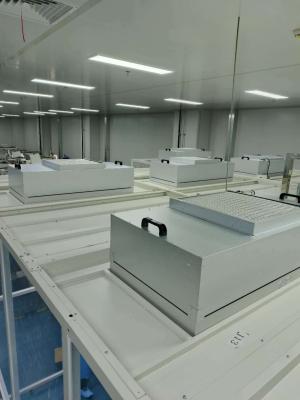 China Modular Cleanroom System with HEPA Filter Customized Size and PVC Anti-static Floor for sale