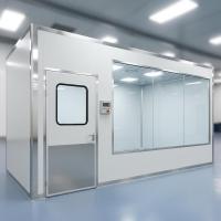 China ISO 5 Class 100 Modular Clean Room with Fire Resisting Door and Double Layer Vacuum Glass Window for sale