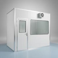 China Hardwall Modular Cleanroom with HEPA Filter Air Filtration System, Fire-Resisting Door, and Double-layer Vacuum Glass Window for sale