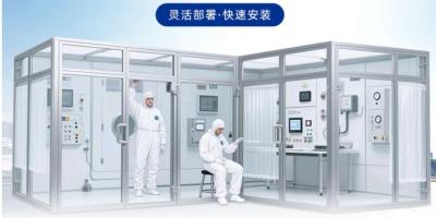 China Modular Clean Booth Utilizing HEPA Filters Ensuring Air Filtration and Cleanroom Compliance in Semiconductor Manufacturing for sale