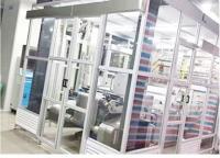 China Pvc Vinyl Floor Modular Cleanroom Including Double-layer Vacuum Organic Glass Window and1000 Cleanliness Level for Laboratory for sale