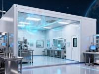China Class 1000 Modular Cleanroom with 50mm Thickness and HEPA/ULPA Filters for Semiconductor Manufacturing for sale