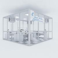 China More Than 350 Lux Modular Cleanroom Incorporating PVC or Aluminum Alloy Floor Material Class 100 1000 10000 Purification Rank Optimized for Electronics Assembly for sale