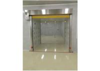 China Stand Profile Glass Door Cleanroom Air Shower Cold Rolled Steel With Bake Painting for sale
