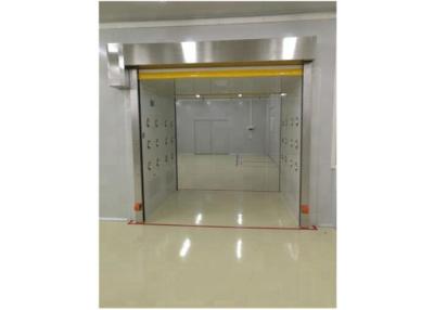China Stand Profile Glass Door Cleanroom Air Shower Cold Rolled Steel With Bake Painting for sale
