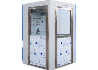 China GMP Medical Cleanroom Air Shower With L Type Swing Doors Microcomputer Control for sale