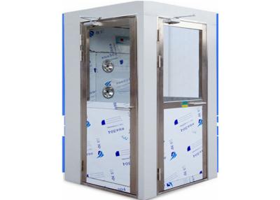 China GMP Medical Cleanroom Air Shower With L Type Swing Doors Microcomputer Control for sale