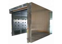 China Large Cargo Air Shower With Roll - Up Shutter Doors / Clean Room Chamber for sale