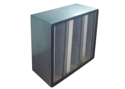 China V Bank Granular Activated Carbon Panel Air Filter Hvac For Smoking Room for sale