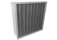 China Aluminum Frame V Bank Filters for sale