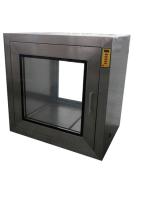 China 304 Stainless Steel Clean room Pass Box  Electronic Interlocking Transfer Window for sale