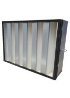 China 4 Pack V Bank Combined HEPA Air Filter With Large Air Volume Easy To Install for sale