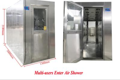China 201 Stainless Steel Air Shower Automatic Control System For ISO 8 Clean Room for sale