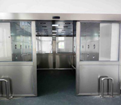 China HEPA Filter Air Shower Clean Room With Electrolytic Plate With Power Coated for sale