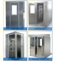 China H13 Filter Biomedical Cleanroom Air Shower With LCD Display Working for sale