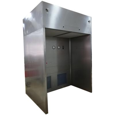 China SUS316 Pharmacy Cleanroom Positive Pressure Downflow Booth With DOP Port for sale