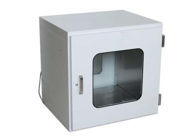 China Powder Coated Steel Static Pass Box For Modular Clean Room Pass Windows for sale