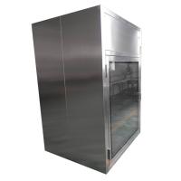 China Vertical Laminar Flow SS304 Air Shower Pass Box / Specimen Pass Through Box for sale