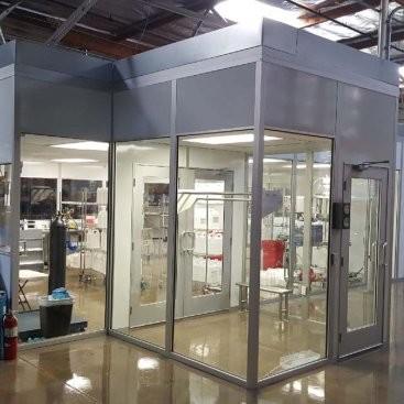 China ISO14644-1 standard Dust Free  Portable Clean Room With Fan Filter Unit for sale