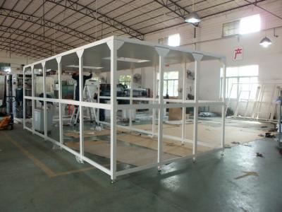 China ISO8 HEPA Air Filtration Softwall Clean Room For Candy Workshop  /  Laminar Flow Booth for sale