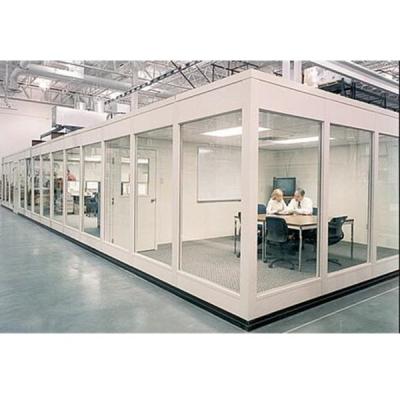 China GMP Standard  Softwall Clean Room Booth Powder Coated Steel Frame And Ceiling for sale