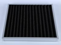 China High Efficiency G4 V Bank Z-line Panel Air Filter , Activated Carbon Media for sale