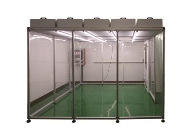 China Pharmaceutical Softwall Clean Room , Laminar Flow Down Booth Light Weight for sale