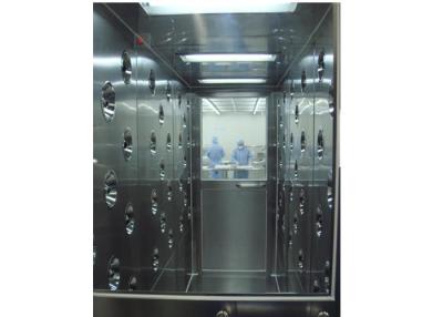 China Stainless Steel Tunnel Air Shower With Automatic Door , Clean Room Equipment for sale