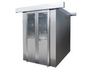 China Double Sliding Door Cleanroom Air Shower Automatic Control Color LCD Screen for sale