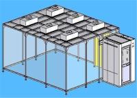 China Class 100000 Dust Free Softwall Clean Room with FFU for Modular Cleanroom Solutions for sale