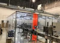 China Class 10000 SUS 304 Frame Softwall Clean Room for  Production with Plexiglass Wall for sale